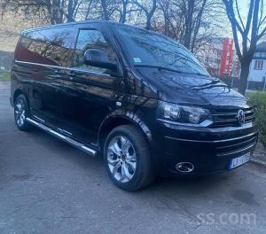 Black Volkswagen Multivan 2006 in Riga, with an engine capacity of 2.50 L and mileage of 373 thousand km for 6500 €, photo  on AUTOMOTO.COM.LV