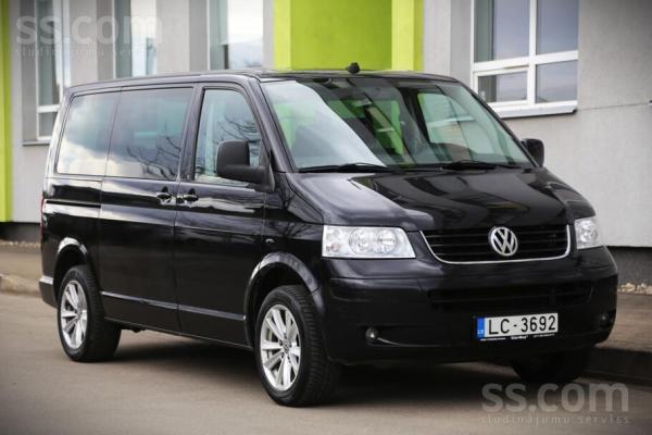 Melns Volkswagen Multivan 2007 Rīga, ar dzinēja tilpumu 2.50 L un nobraukumu 357 tūkst. km par 7495 €, foto 4 vietnē AUTOMOTO.COM.LV