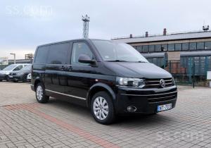 Black Volkswagen Multivan 2010 in Liepaja, with an engine capacity of 2.00 L and mileage of 236 thousand km for 12800 €, photo 1 on AUTOMOTO.COM.LV