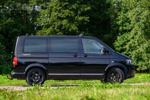 Black Volkswagen Multivan 2010 in Liepaja, with an engine capacity of 2.00 L and mileage of 25 thousand km for 11500 €, photo 12 on AUTOMOTO.COM.LV