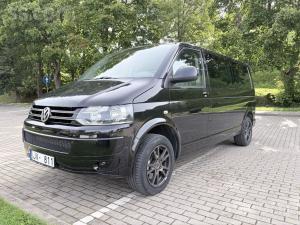 Black Volkswagen Multivan 2011 in Rezekne, with an engine capacity of 2.00 L and mileage of 295 thousand km for 16500 €, photo  on AUTOMOTO.COM.LV