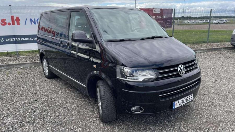 Black Volkswagen Multivan 2012 in Marijampole, with an engine capacity of 1.97 L and mileage of 293 thousand km for 12700 €, photo 8 on AUTOMOTO.COM.LV