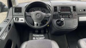 Black Volkswagen Multivan 2012 in Marijampole, with an engine capacity of 1.97 L and mileage of 293 thousand km for 12700 €, photo 22 on AUTOMOTO.COM.LV