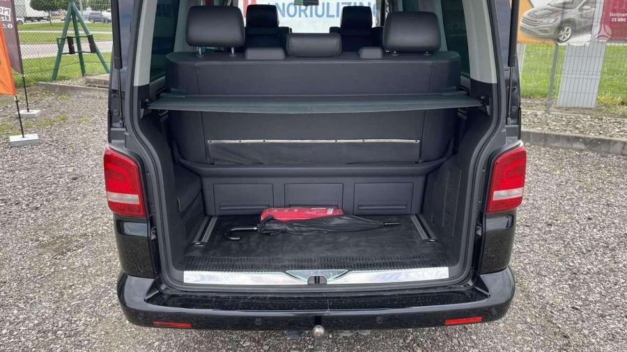 Black Volkswagen Multivan 2012 in Marijampole, with an engine capacity of 1.97 L and mileage of 293 thousand km for 12700 €, photo 39 on AUTOMOTO.COM.LV