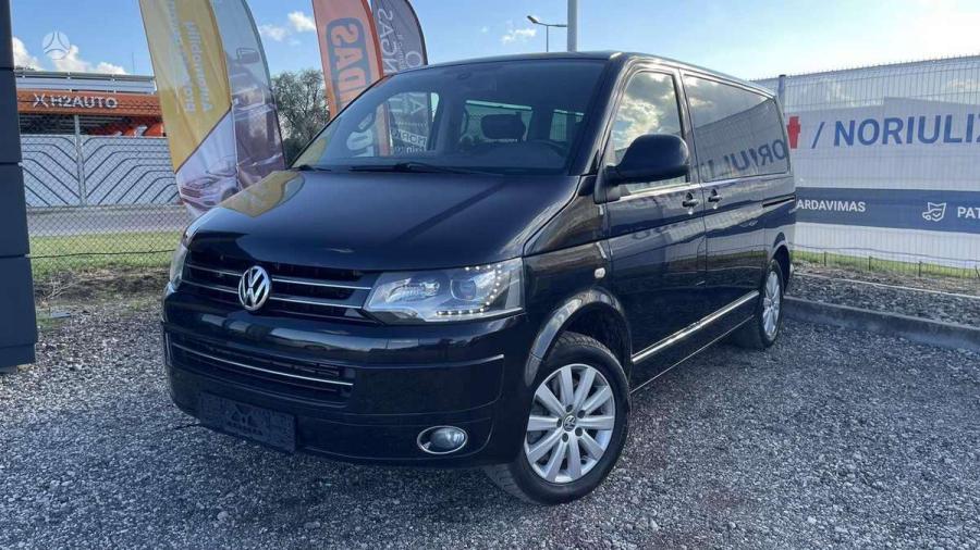 Melns Volkswagen Multivan 2012 Marijampole, ar dzinēja tilpumu 1.97 L un nobraukumu 293 tūkst. km par 12700 €, foto 1 vietnē AUTOMOTO.COM.LV