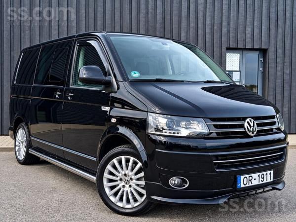 Black Volkswagen Multivan 2013 in Tukums, with an engine capacity of 2.00 L and mileage of 222 thousand km for 20990 €, photo 1 on AUTOMOTO.COM.LV