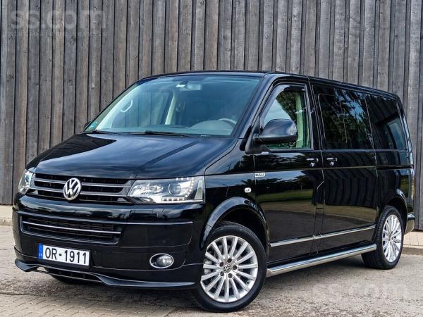 Black Volkswagen Multivan 2013 in Tukums, with an engine capacity of 2.00 L and mileage of 222 thousand km for 20990 €, photo 5 on AUTOMOTO.COM.LV