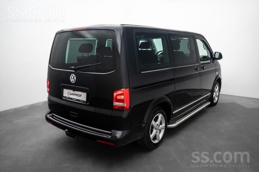 Black Volkswagen Multivan 2013 in Tallinn, with an engine capacity of 2.00 L and mileage of 191 thousand km for 19999 €, photo 4 on AUTOMOTO.COM.LV