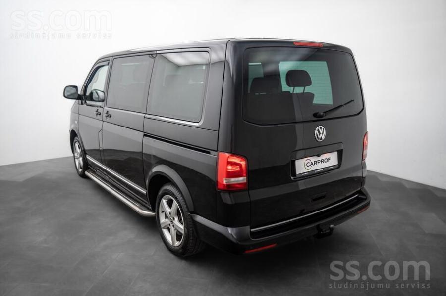 Black Volkswagen Multivan 2013 in Tallinn, with an engine capacity of 2.00 L and mileage of 191 thousand km for 19999 €, photo 8 on AUTOMOTO.COM.LV