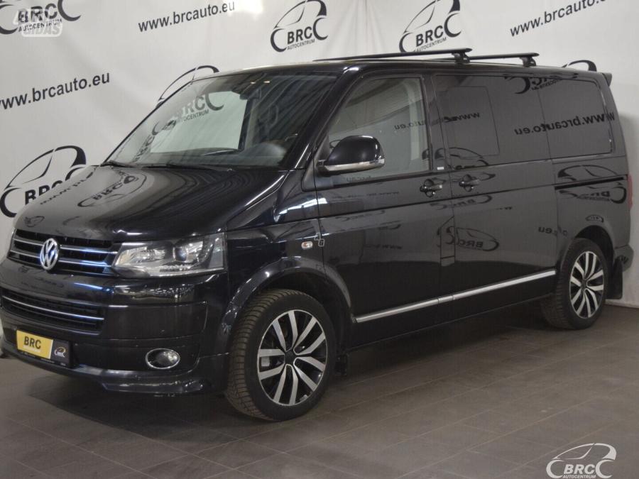 Black Volkswagen Multivan 2014 in Riga, with an engine capacity of 2.00 L and mileage of 260 thousand km for 15900 €, photo 1 on AUTOMOTO.COM.LV
