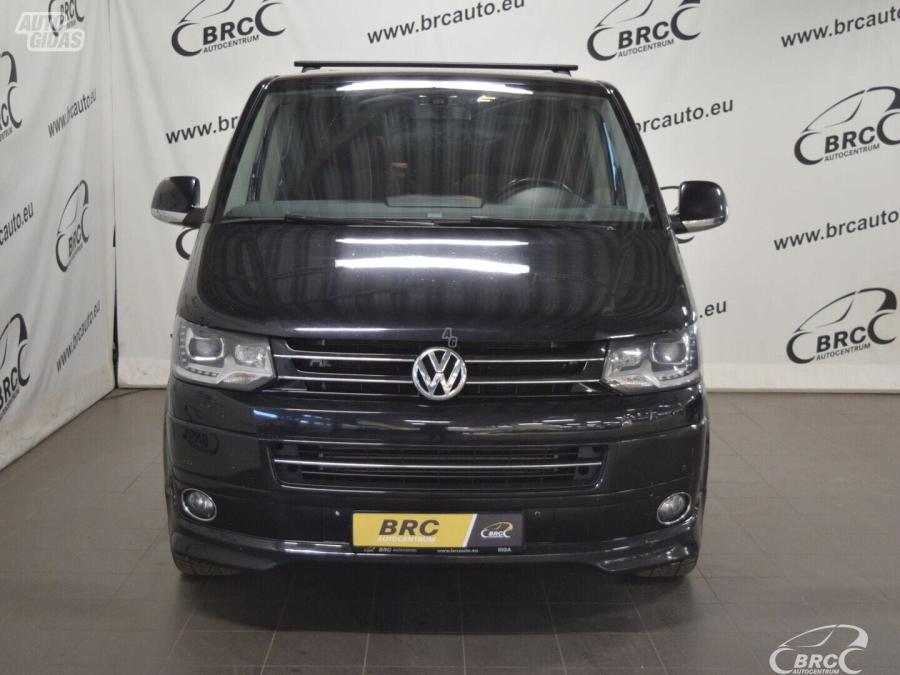 Black Volkswagen Multivan 2014 in Riga, with an engine capacity of 2.00 L and mileage of 260 thousand km for 15900 €, photo 2 on AUTOMOTO.COM.LV