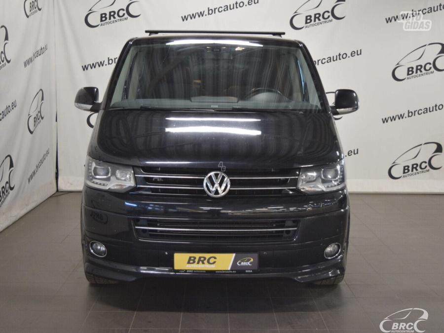 Black Volkswagen Multivan 2014 in Riga, with an engine capacity of 2.00 L and mileage of 260 thousand km for 15900 €, photo 2 on AUTOMOTO.COM.LV