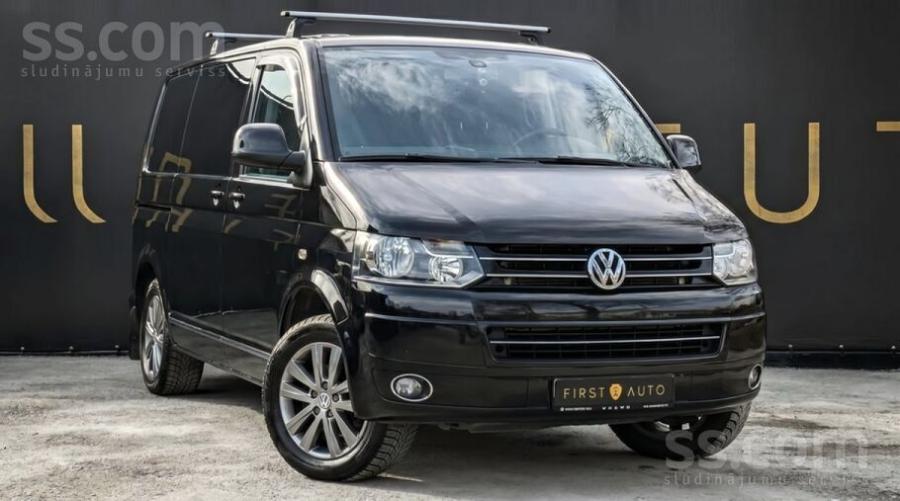 Melns Volkswagen Multivan 2014 Tukums, ar dzinēja tilpumu 2.00 L un nobraukumu 273 tūkst. km par 16990 €, foto 1 vietnē AUTOMOTO.COM.LV
