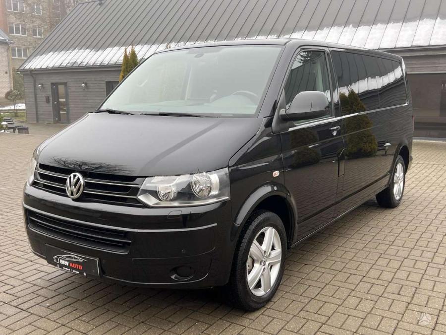 Black Volkswagen Multivan 2015 in Kedainiai, with an engine capacity of 1.97 L and mileage of 232 thousand km for 17350 €, photo 15 on AUTOMOTO.COM.LV