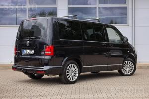 Black Volkswagen Multivan 2015 in Riga, with an engine capacity of 2.00 L and mileage of 0 thousand km for 17995 €, photo 9 on AUTOMOTO.COM.LV