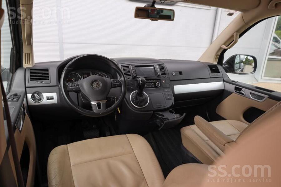 Black Volkswagen Multivan 2015 in Riga, with an engine capacity of 2.00 L and mileage of 0 thousand km for 17995 €, photo 13 on AUTOMOTO.COM.LV