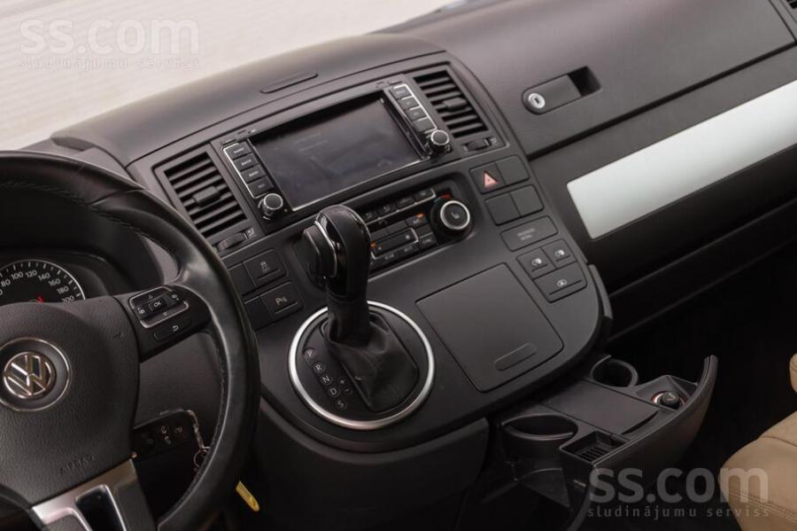 Black Volkswagen Multivan 2015 in Riga, with an engine capacity of 2.00 L and mileage of 0 thousand km for 17995 €, photo 14 on AUTOMOTO.COM.LV