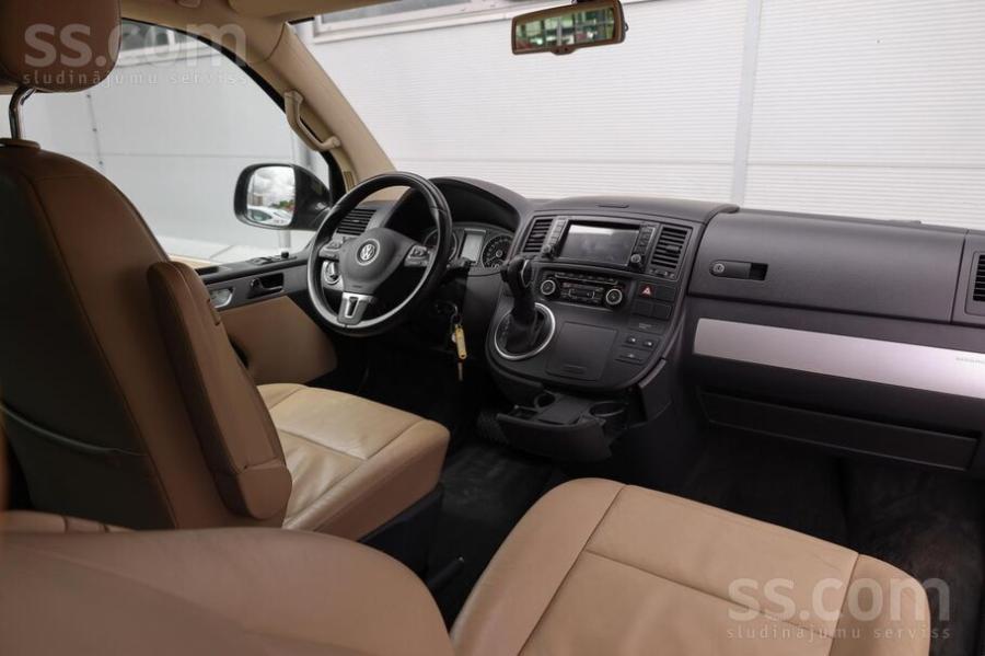 Black Volkswagen Multivan 2015 in Riga, with an engine capacity of 2.00 L and mileage of 0 thousand km for 17995 €, photo 21 on AUTOMOTO.COM.LV