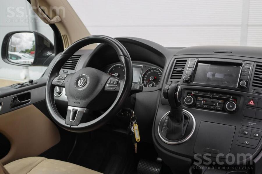 Black Volkswagen Multivan 2015 in Riga, with an engine capacity of 2.00 L and mileage of 0 thousand km for 17995 €, photo 22 on AUTOMOTO.COM.LV