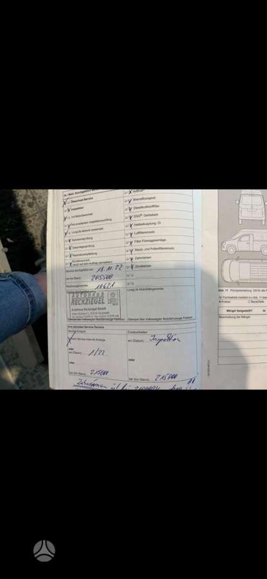 Black Volkswagen Multivan 2015 in Vilnius, with an engine capacity of 1.97 L and mileage of 307 thousand km for 17700 €, photo 68 on AUTOMOTO.COM.LV