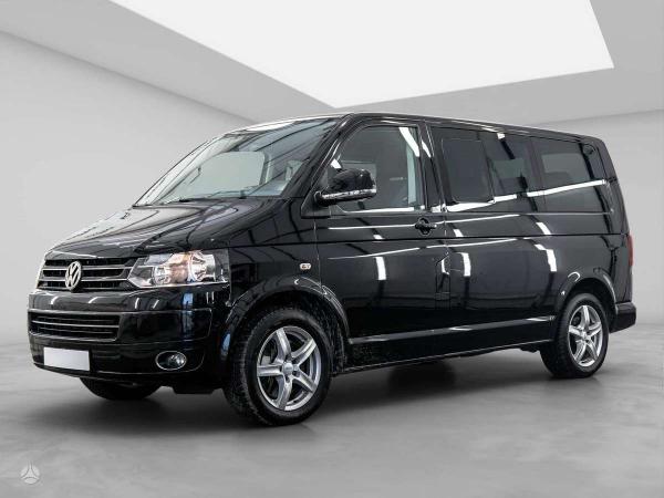Black Volkswagen Multivan 2015 in Kaunas, with an engine capacity of 2.00 L and mileage of 291 thousand km for 14990 €, photo 1 on AUTOMOTO.COM.LV