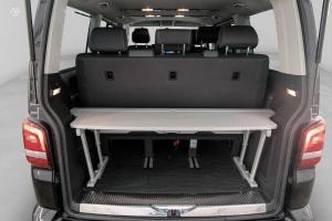 Black Volkswagen Multivan 2015 in Kaunas, with an engine capacity of 2.00 L and mileage of 291 thousand km for 14990 €, photo 13 on AUTOMOTO.COM.LV
