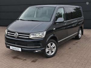 Melns Volkswagen Multivan 2018 Viļņa, ar dzinēja tilpumu 1.97 L un nobraukumu 123 tūkst. km par 32990 €, foto  vietnē AUTOMOTO.COM.LV