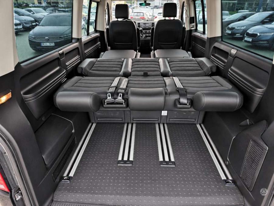 Melns Volkswagen Multivan 2018 Viļņa, ar dzinēja tilpumu 1.97 L un nobraukumu 123 tūkst. km par 32990 €, foto 20 vietnē AUTOMOTO.COM.LV