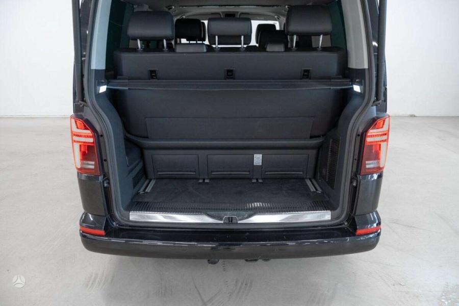 Black Volkswagen Multivan 2020 in Vilnius, with an engine capacity of 2.00 L and mileage of 130 thousand km for 36500 €, photo 24 on AUTOMOTO.COM.LV