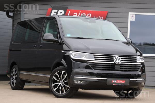Black Volkswagen Multivan 2020 in Tukums, with an engine capacity of 2.00 L and mileage of 100 thousand km for 38000 €, photo 1 on AUTOMOTO.COM.LV