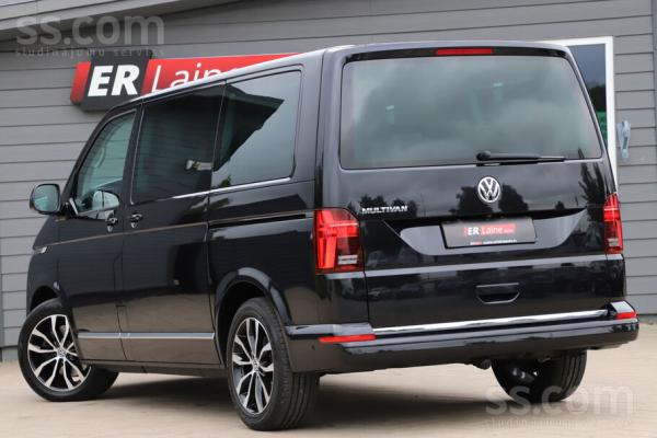 Black Volkswagen Multivan 2020 in Tukums, with an engine capacity of 2.00 L and mileage of 100 thousand km for 38000 €, photo 4 on AUTOMOTO.COM.LV
