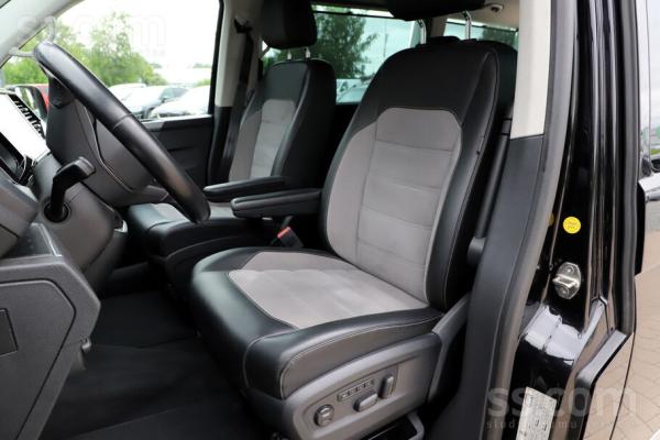 Black Volkswagen Multivan 2020 in Tukums, with an engine capacity of 2.00 L and mileage of 100 thousand km for 38000 €, photo 9 on AUTOMOTO.COM.LV
