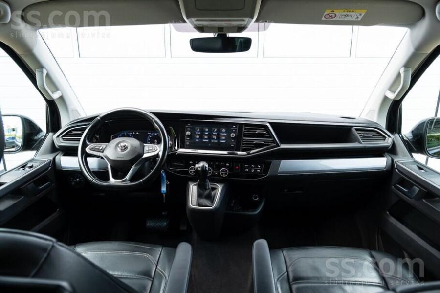 Black Volkswagen Multivan 2020 in Riga, with an engine capacity of 2.00 L and mileage of 175 thousand km for 28950 €, photo 12 on AUTOMOTO.COM.LV