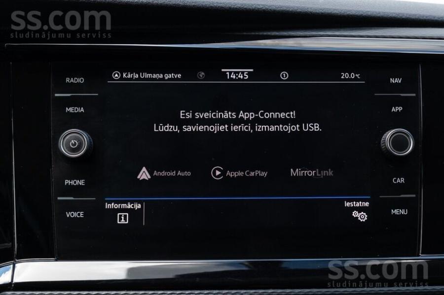 Black Volkswagen Multivan 2020 in Riga, with an engine capacity of 2.00 L and mileage of 175 thousand km for 28950 €, photo 15 on AUTOMOTO.COM.LV