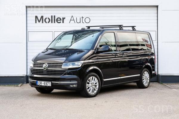 Black Volkswagen Multivan 2020 in Riga, with an engine capacity of 2.00 L and mileage of 175 thousand km for 28950 €, photo 1 on AUTOMOTO.COM.LV