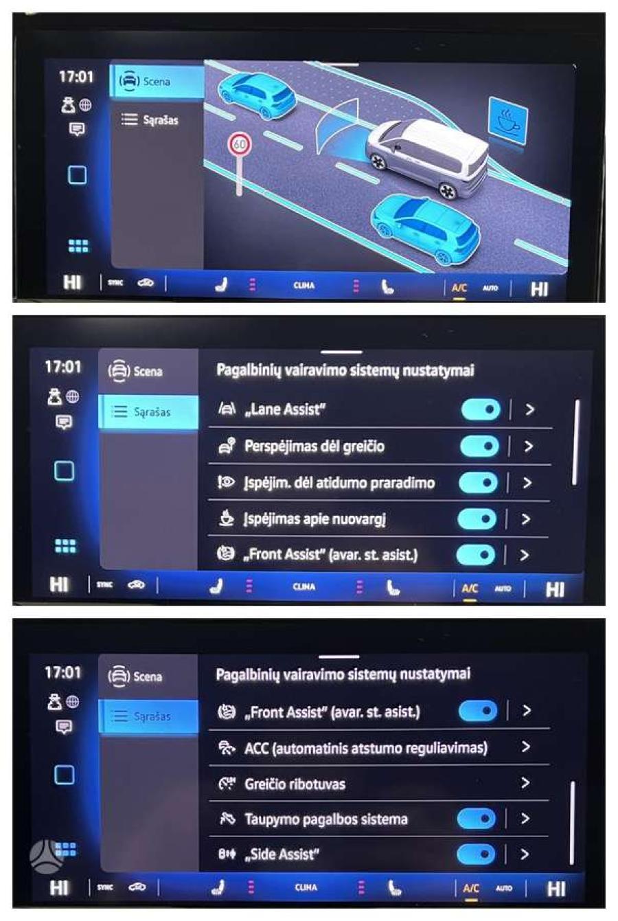 Melns Volkswagen Multivan 2024 Kauņa, ar dzinēja tilpumu 1.97 L un nobraukumu 18 tūkst. km par 55500 €, foto 11 vietnē AUTOMOTO.COM.LV