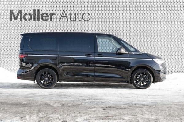 Black Volkswagen Multivan 2024 in Riga, with an engine capacity of 2.00 L and mileage of 19 thousand km for 59900 €, photo 5 on AUTOMOTO.COM.LV