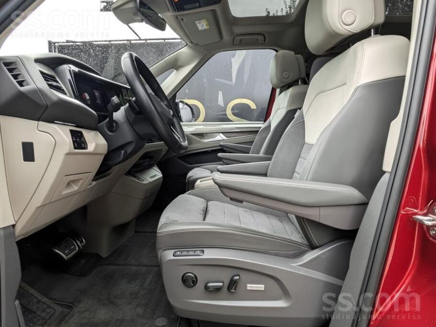 Black Volkswagen Multivan 2024 in Tukums, with an engine capacity of 2.00 L and mileage of 35 thousand km for 49990 €, photo 6 on AUTOMOTO.COM.LV