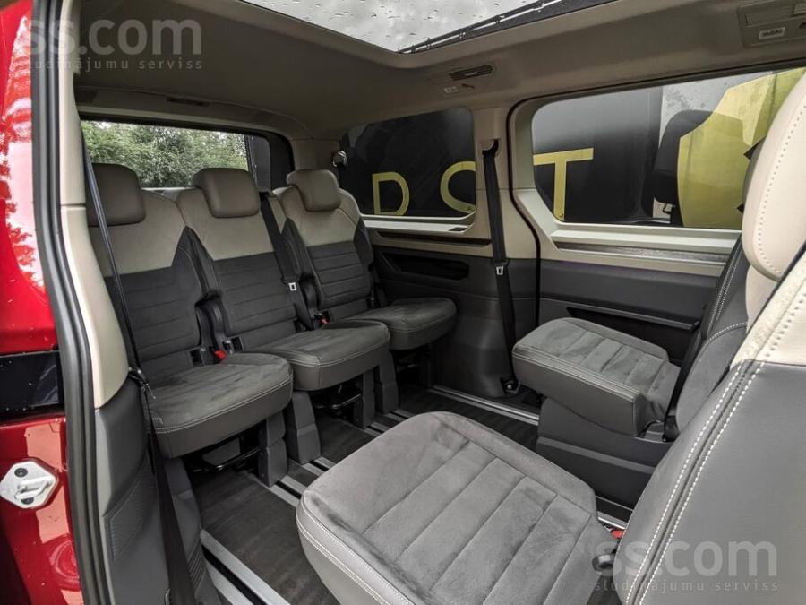 Black Volkswagen Multivan 2024 in Tukums, with an engine capacity of 2.00 L and mileage of 35 thousand km for 49990 €, photo 9 on AUTOMOTO.COM.LV