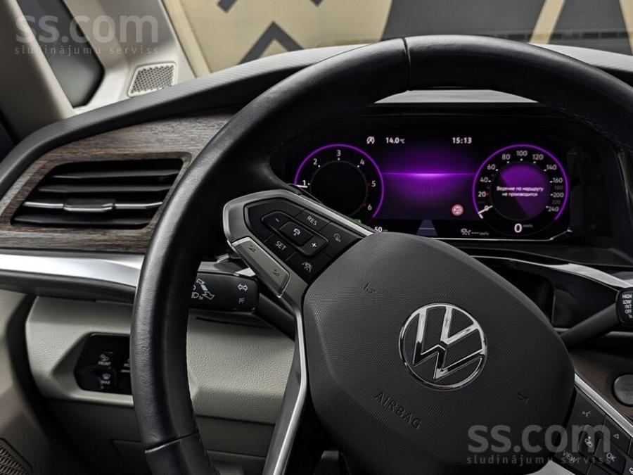 Black Volkswagen Multivan 2024 in Tukums, with an engine capacity of 2.00 L and mileage of 35 thousand km for 49990 €, photo 26 on AUTOMOTO.COM.LV