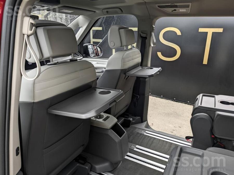 Black Volkswagen Multivan 2024 in Tukums, with an engine capacity of 2.00 L and mileage of 35 thousand km for 49990 €, photo 35 on AUTOMOTO.COM.LV