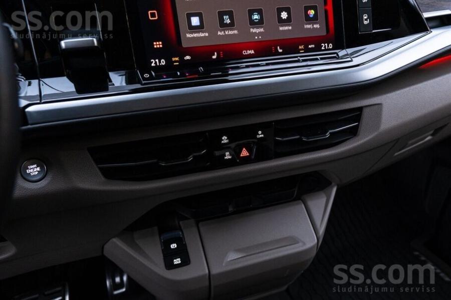 Black Volkswagen Multivan 2026 in Riga, with an engine capacity of 2.00 L and mileage of 17 thousand km for 58700 €, photo 21 on AUTOMOTO.COM.LV