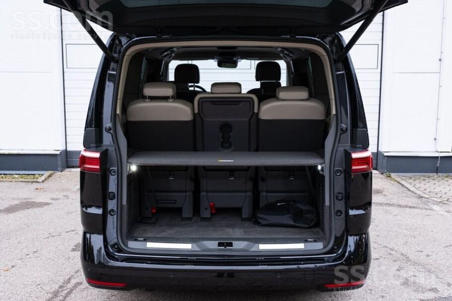 Black Volkswagen Multivan 2026 in Riga, with an engine capacity of 2.00 L and mileage of 17 thousand km for 58700 €, photo 22 on AUTOMOTO.COM.LV