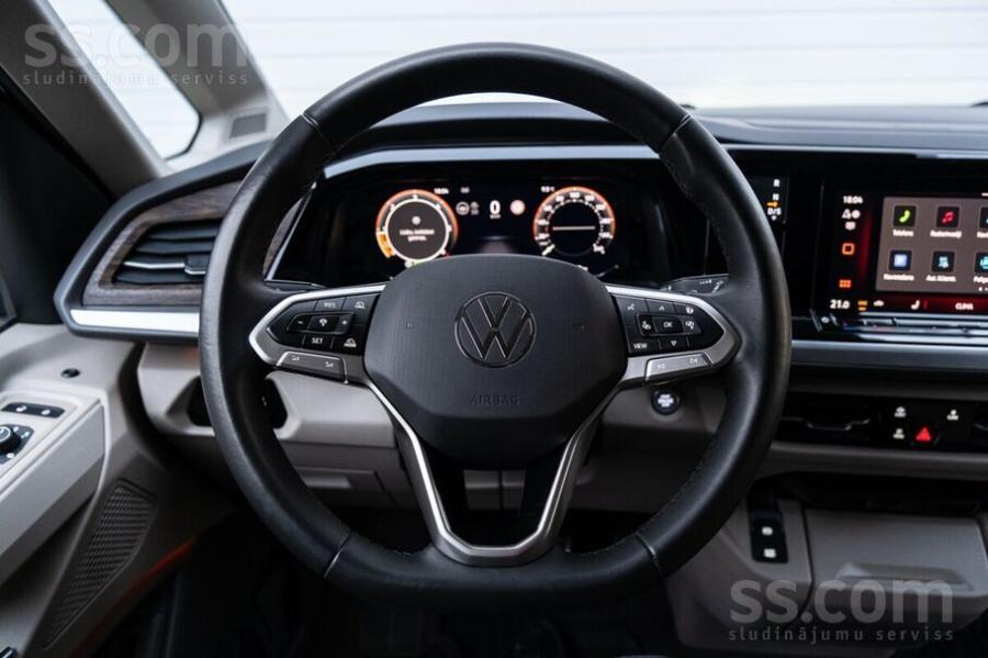 Black Volkswagen Multivan 2026 in Riga, with an engine capacity of 2.00 L and mileage of 17 thousand km for 58700 €, photo 28 on AUTOMOTO.COM.LV