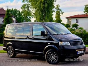 Melns Volkswagen Multivan 2005 Tallina, ar dzinēja tilpumu 2.50 L un nobraukumu 488 tūkst. km par 5990 €, foto  vietnē AUTOMOTO.COM.LV
