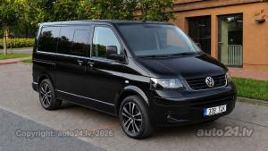 Melns Volkswagen Multivan 2005 Tallina, ar dzinēja tilpumu 2.50 L un nobraukumu 330 tūkst. km par 7499 €, foto  vietnē AUTOMOTO.COM.LV