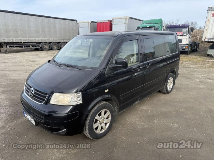 Melns Volkswagen Multivan 2006 Rakvere, ar dzinēja tilpumu 2.50 L un nobraukumu 271 tūkst. km par 5900 €, foto 1 vietnē AUTOMOTO.COM.LV