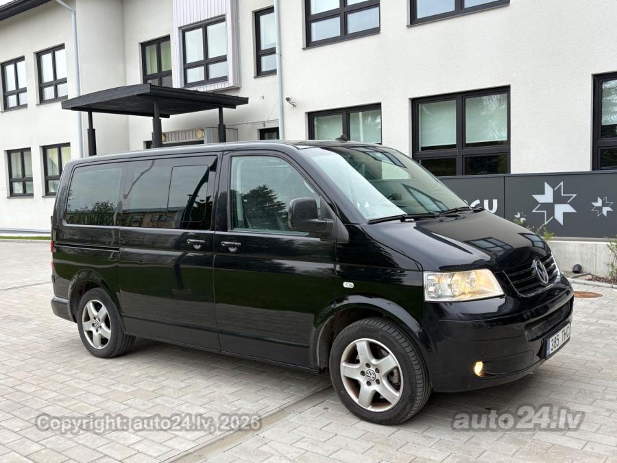 Melns Volkswagen Multivan 2006 Rapla, ar dzinēja tilpumu 2.50 L un nobraukumu 480 tūkst. km par 6500 €, foto 5 vietnē AUTOMOTO.COM.LV