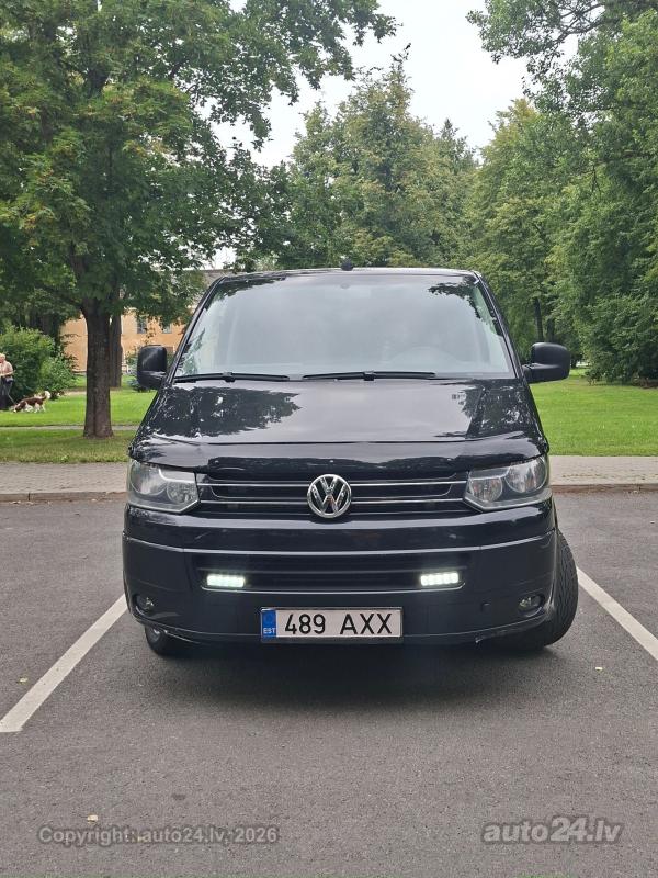 Black Volkswagen Multivan 2006 in Tallinn, with an engine capacity of 2.50 L and mileage of 368 thousand km for 5900 €, photo 3 on AUTOMOTO.COM.LV