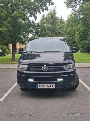 Black Volkswagen Multivan 2006 in Tallinn, with an engine capacity of 2.50 L and mileage of 368 thousand km for 5900 €, photo 3 on AUTOMOTO.COM.LV